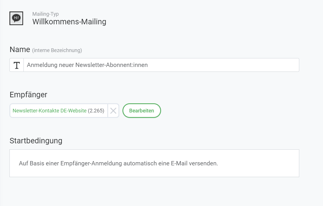 Willkommensmails für Newsletter erstellen: So geht's! - rapidmail