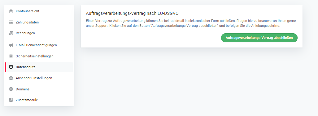 Auftragsverarbeitungs-Vertrag nach EU-DSGVO abschließen - rapidmail ...